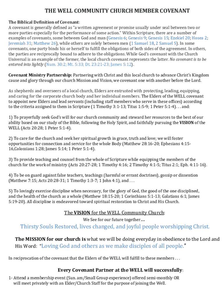 Fillable Online What is a Covenant? Bible Definition and Meaning Fax ...