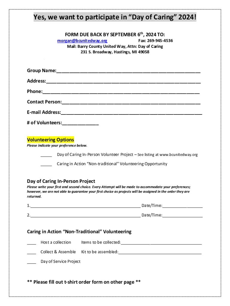 Fillable Online Project Form 2024 Fax Email Print - pdfFiller