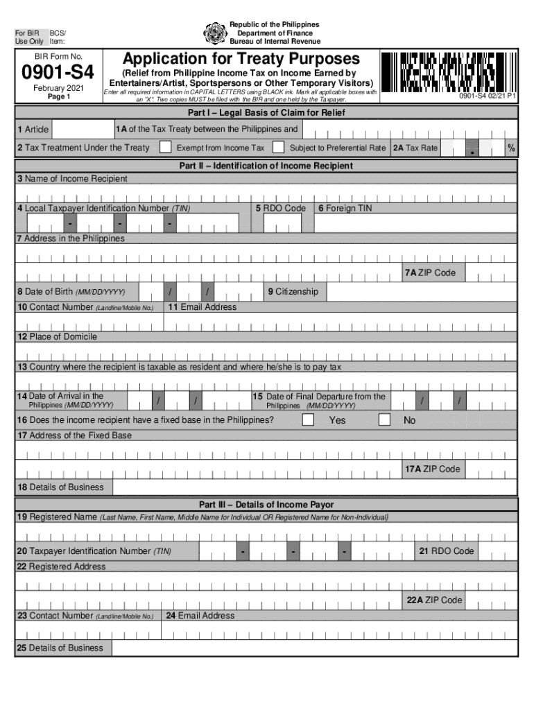 Fillable Online BIR Forms Fax Email Print - pdfFiller