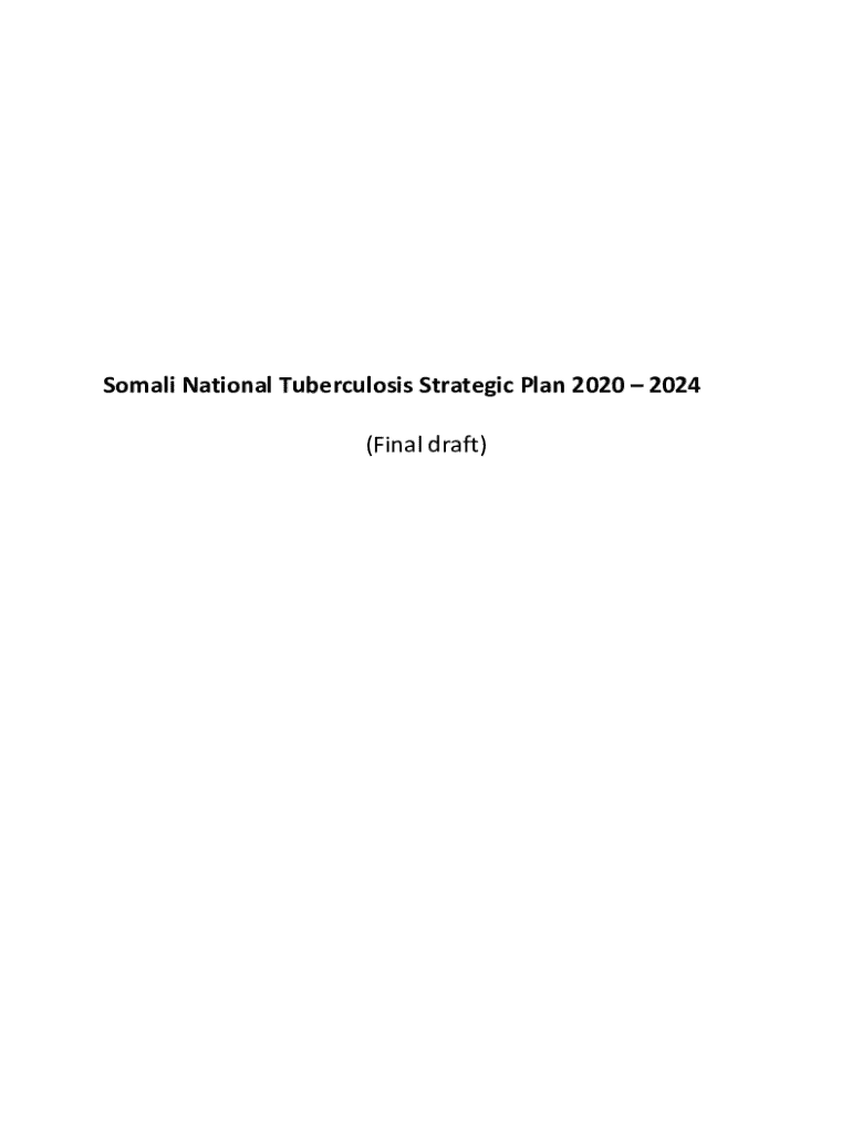Fillable Online Somali-national-strategic-plan-for-tuberculosis-control ...