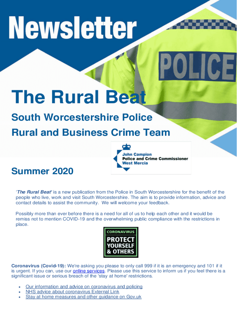 Fillable Online RCMP wasn\'t built to police rural communities ...