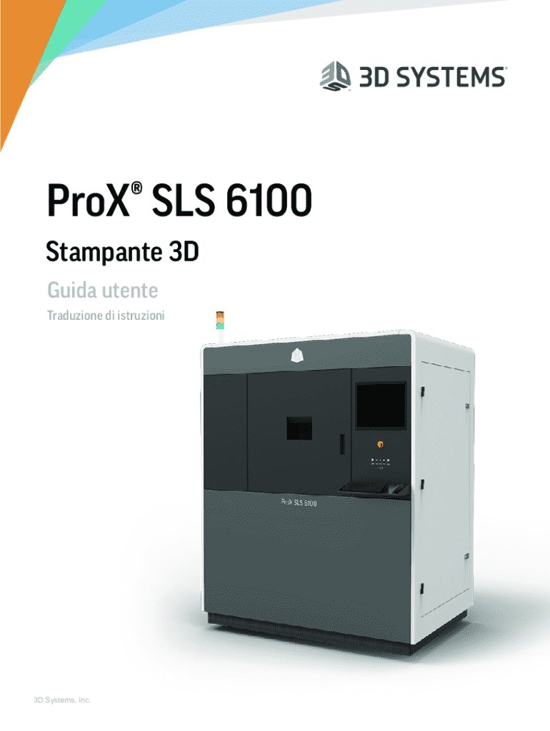 Compilabile Online 3D Systems ProX SLS 6100 - Specs - Price - Video ...