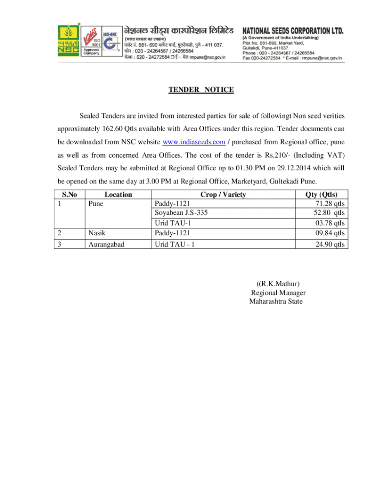 Fillable Online Tender Notice and Invitation to Tender ZNB02334-00000-00 ... Fax Email Print ...