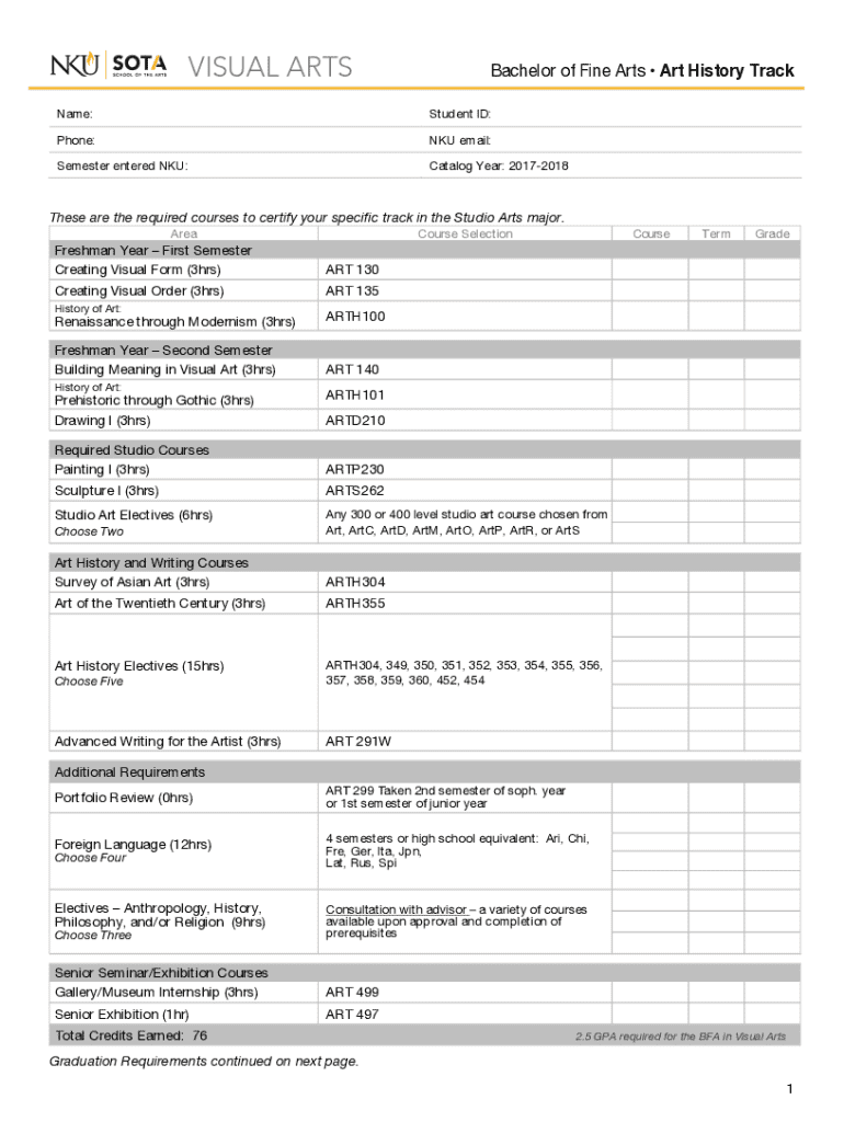 Fillable Online About NKU - Northern Kentucky University - Modern ...