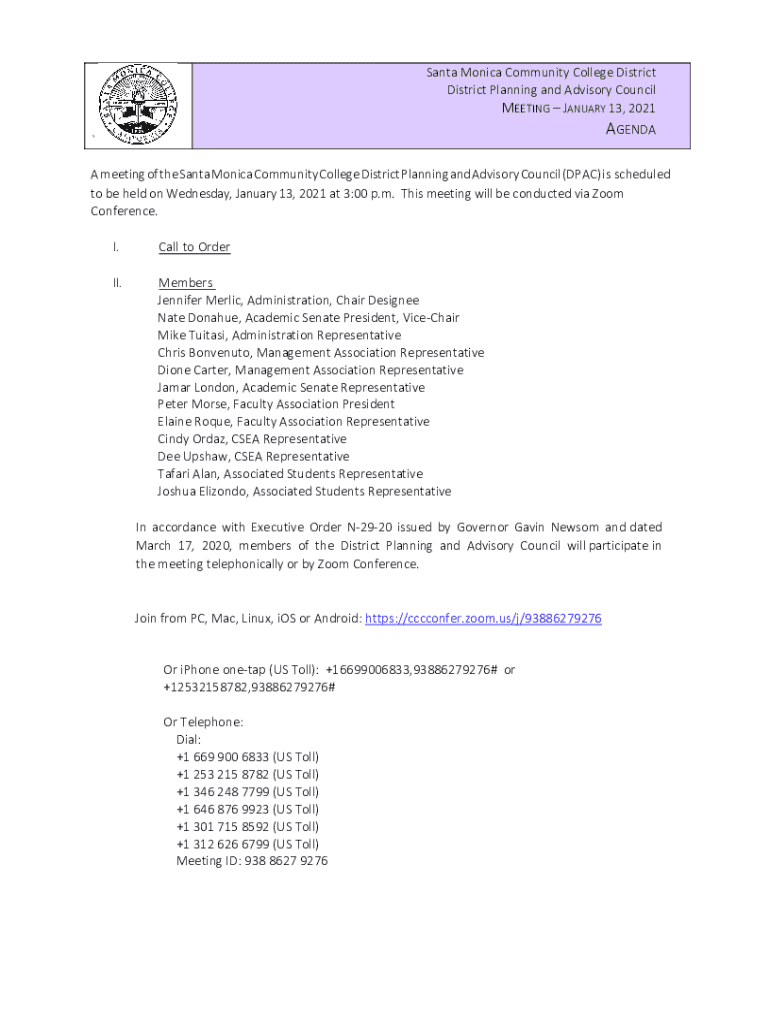 Fillable Online Santa Monica College (SMC) Communication and Media ... Fax Email Print - pdfFiller