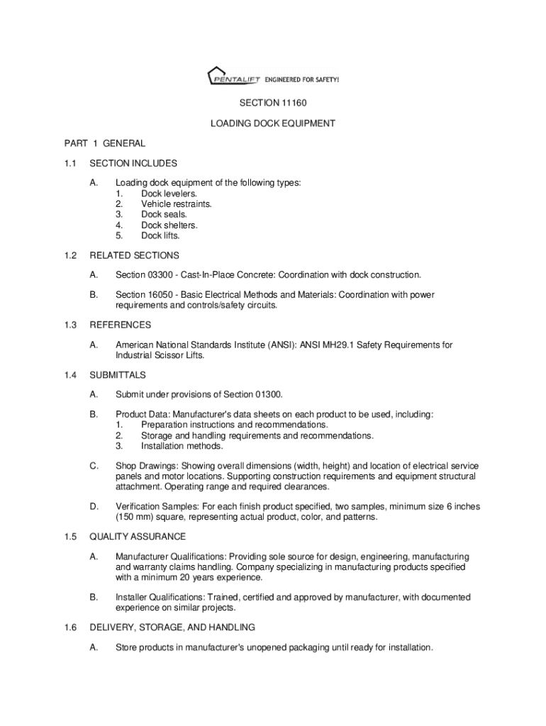 Fillable Online Section 03300 - Cast-In-Place Concrete: Coordination with dock construction Fax ...