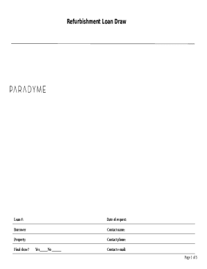 Loan and Real Estate Owned (REO) Expenses and Income Doc Template ...