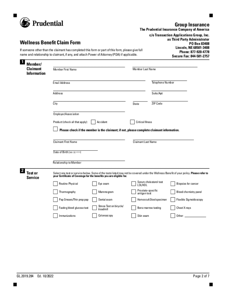 Fillable Online Supplemental Health Benefits Claim FormFinding reliable ...