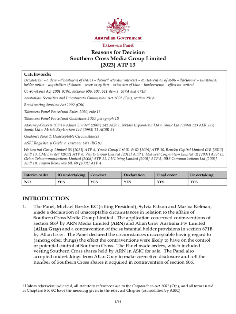 Fillable Online Declaration orders divestment of shares deemed relevant ...