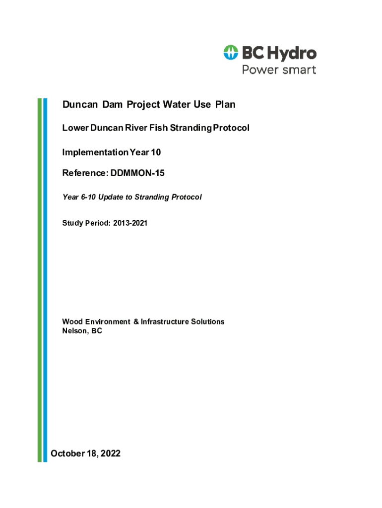 Fillable Online Duncan Dam and LakeNorthwestern DivisionFact Sheet Fax ...