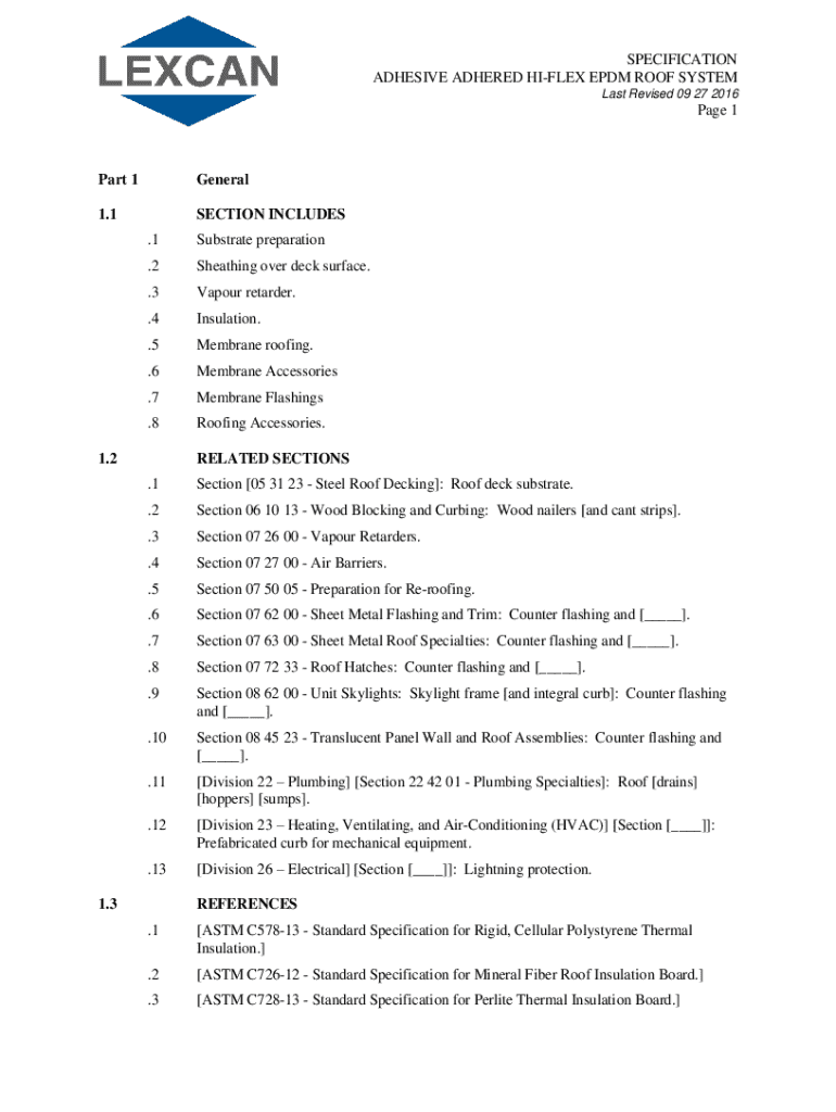 Fillable Online Single Ply Roofing - Fully Adhered - Conventional Fax ...