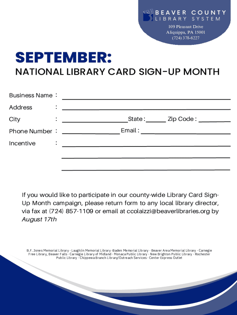 Fillable Online Sign up month Form/poster example Fax Email Print - pdfFiller
