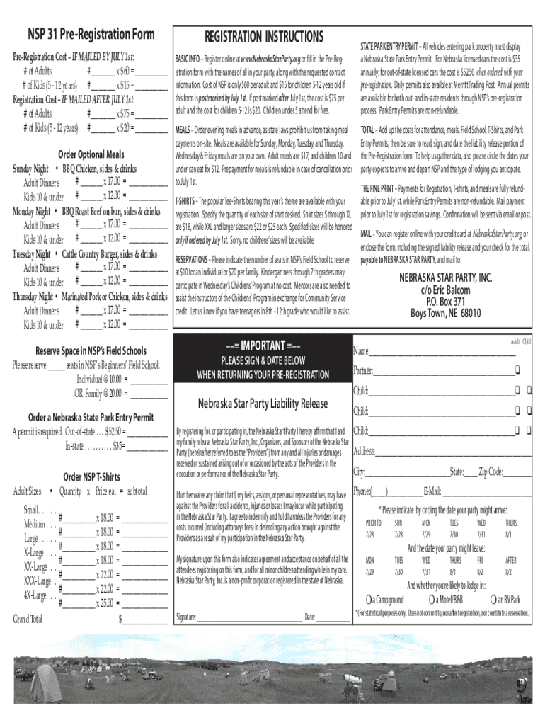 Fillable Online DEF CON 31 Pre-registration tickets on sale now - $460 ...