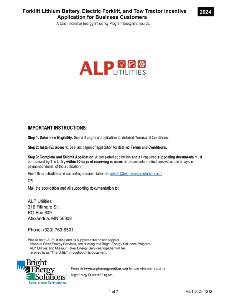 Fillable Online Electric Forklift, Tow Tractor and Lithium-ion Battery Fax Email Print - pdfFiller