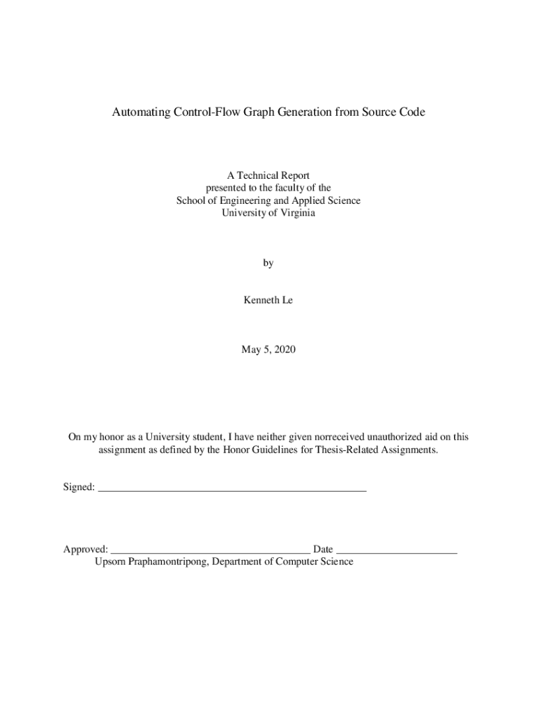 Fillable Online Generation of Control and Data Flow Graphs from ... Fax ...