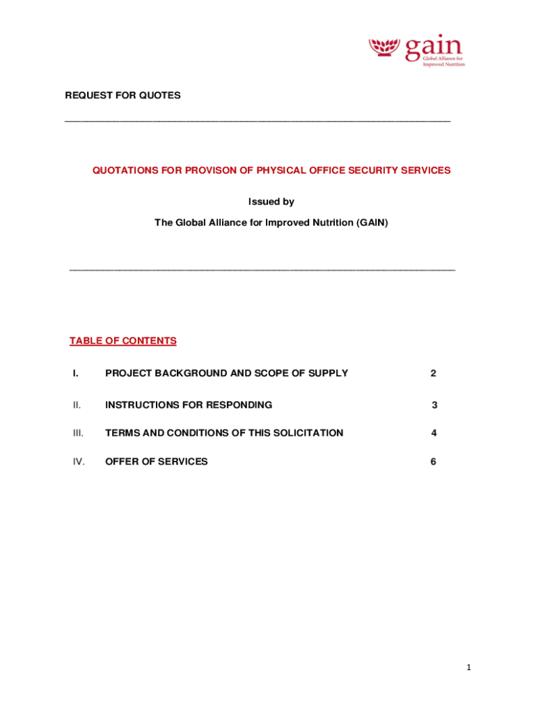 Fillable Online Request for Offers (RFO) For Electronic Visit ...