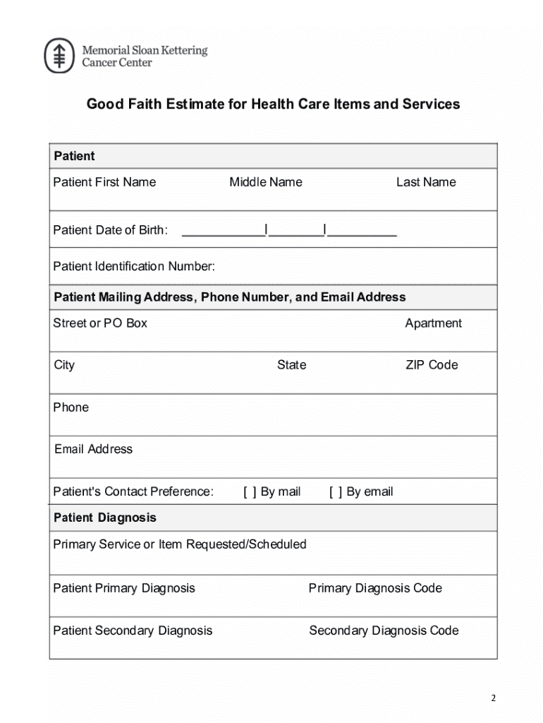 Fillable Online good-faith-estimate-template-06 13 20221.docx Fax Email ...