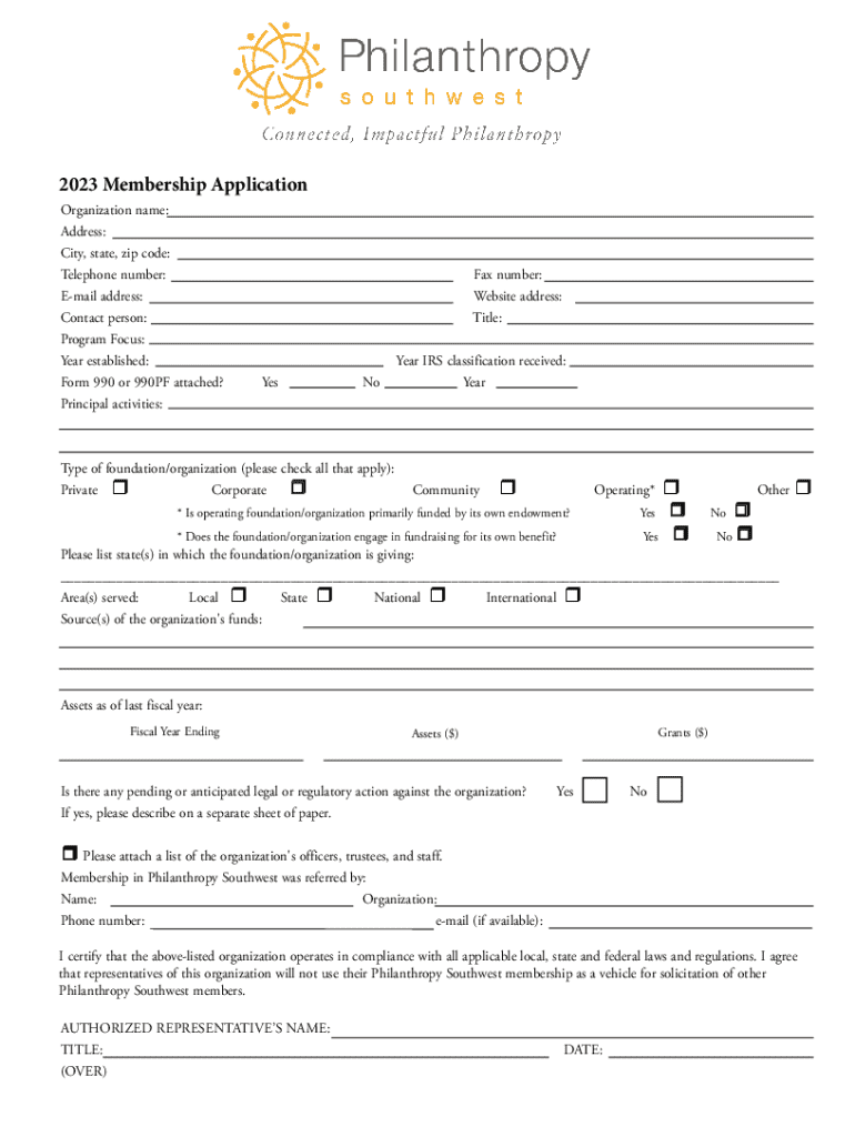 Fillable Online Philanthropy Southwest - Full Filing- Nonprofit Explorer Fax Email Print - pdfFiller