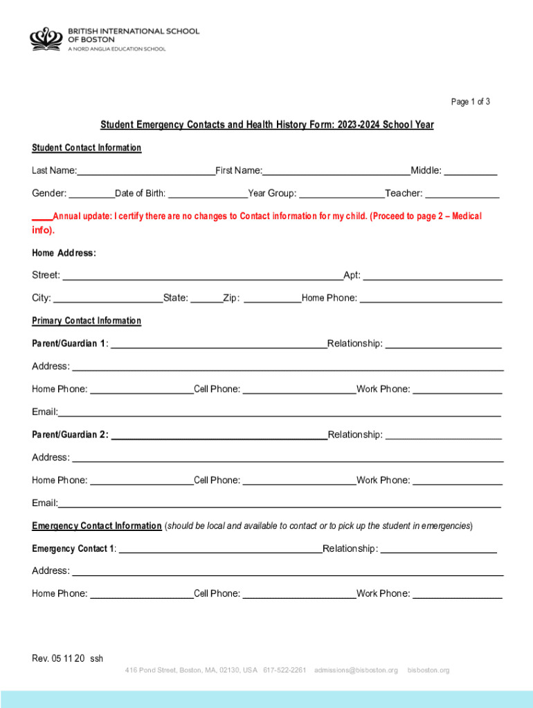 Fillable Online 55758-annual-student-emergency-contacts-and-health ...