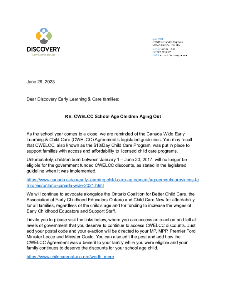 Fillable Online cwelcc-children-aging-out-letter-to-families-june-29 ...