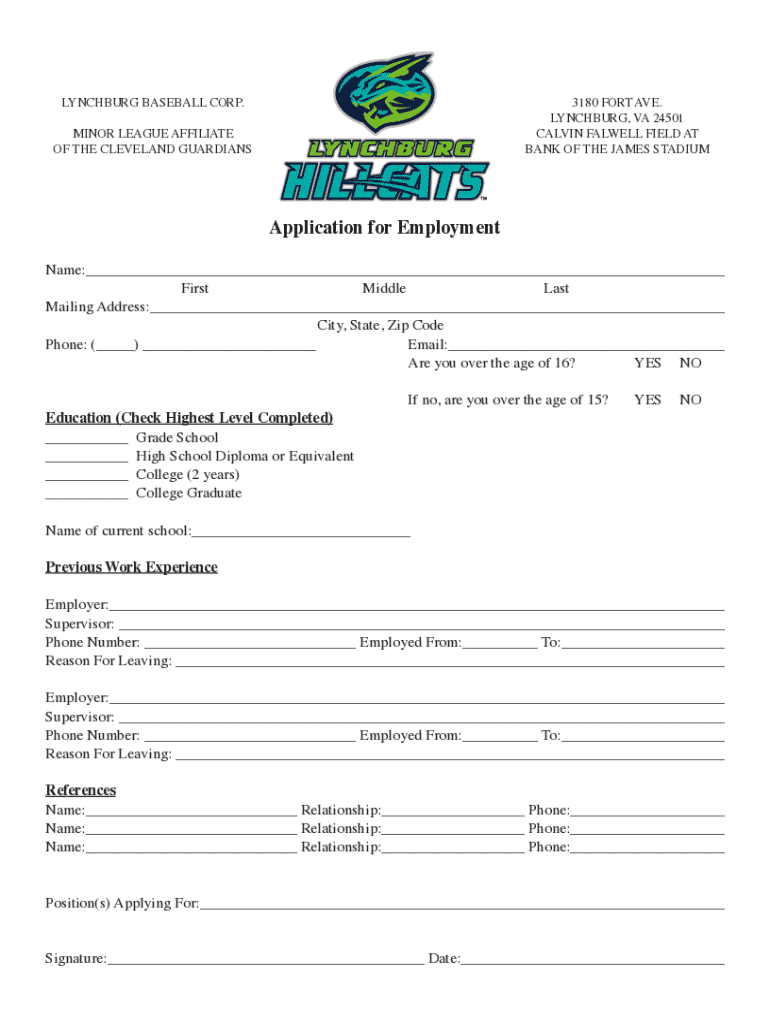 Fillable Online Calvin Falwell Field - All You Need to Know BEFORE ...