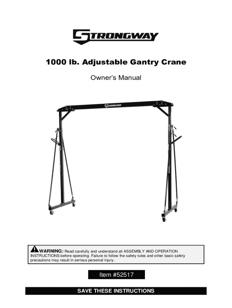 Fillable Online Can my wooden gantry crane design safely hold 1 ton ...