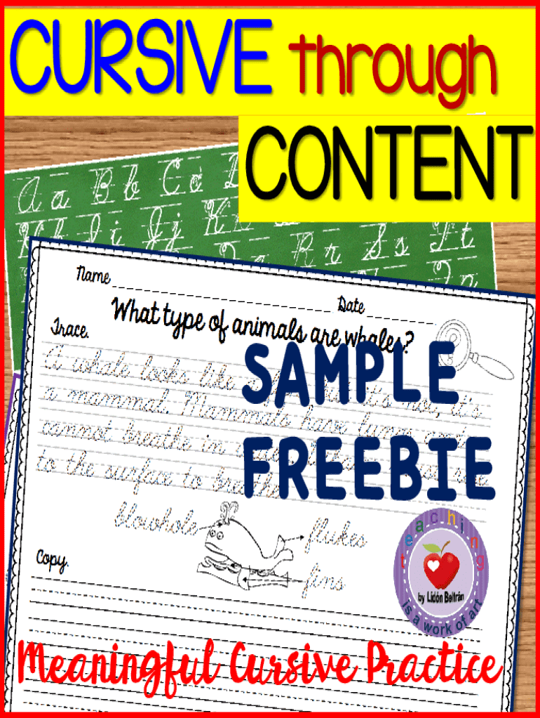 Fillable Online 7 Printable Cursive Handwriting Worksheets For ...