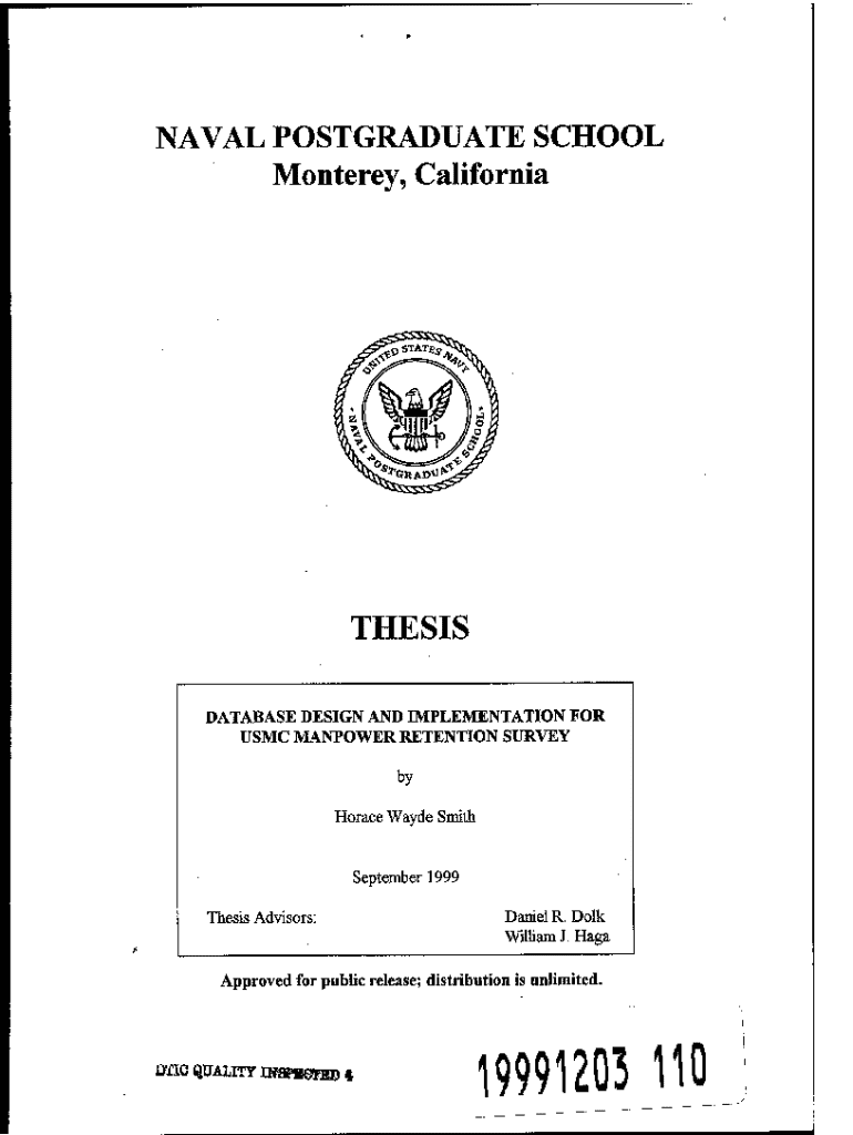 Fillable Online Forecasting retention in the United States Marine Corps ...