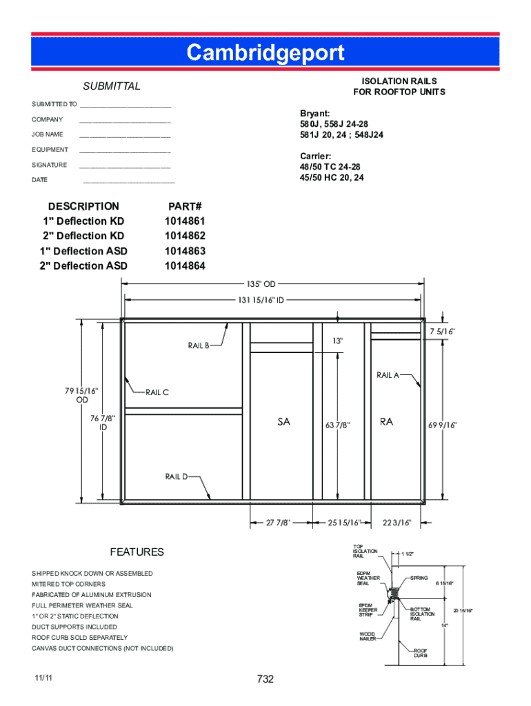 Fillable Online ISOLATION RAILS Fax Email Print - pdfFiller