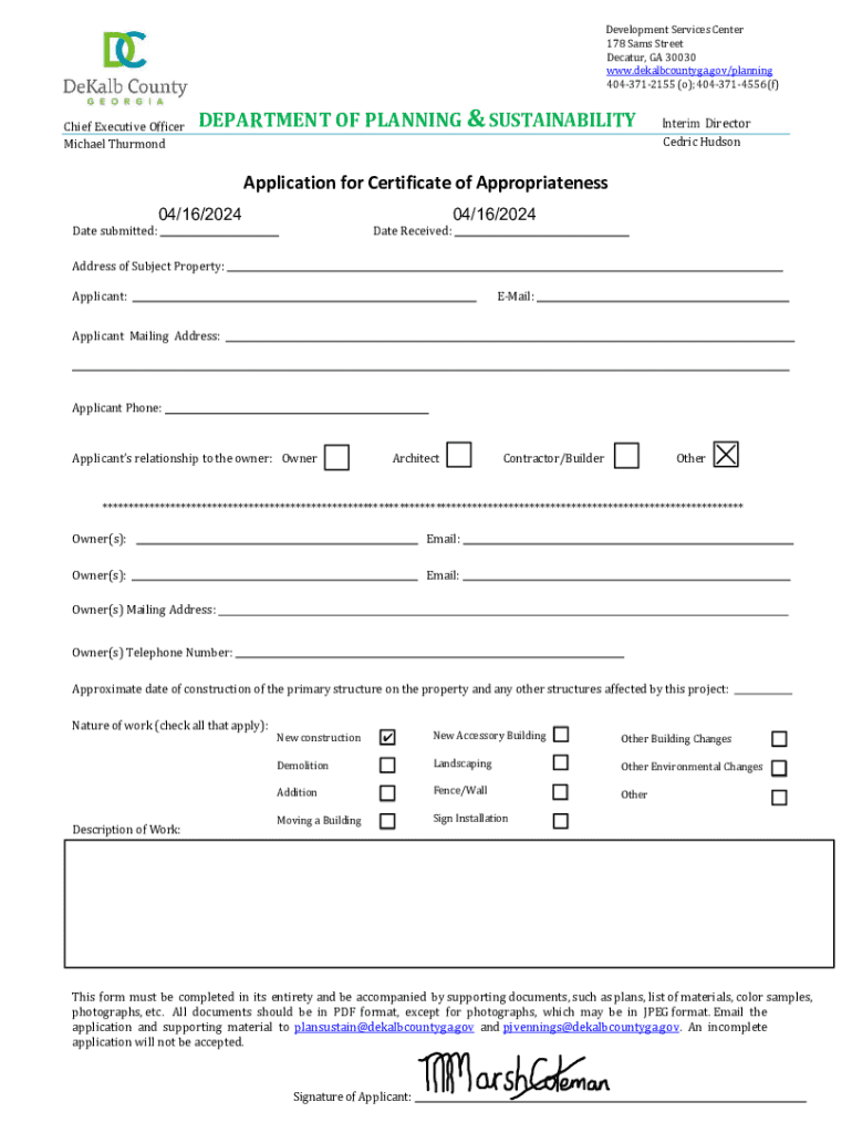Fillable Online Tree Plan Exemption Form Fax Email Print - pdfFiller