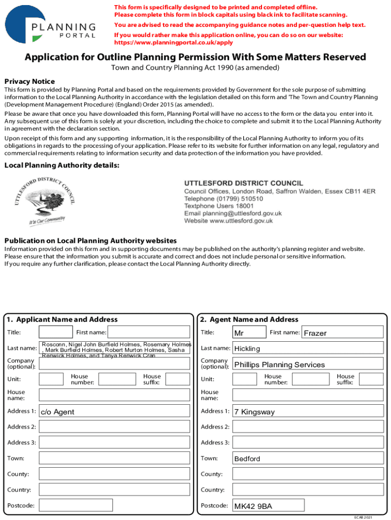 Fillable Online Rosconn, Nigel John Burfield Holmes, Rosemary Holmes ...