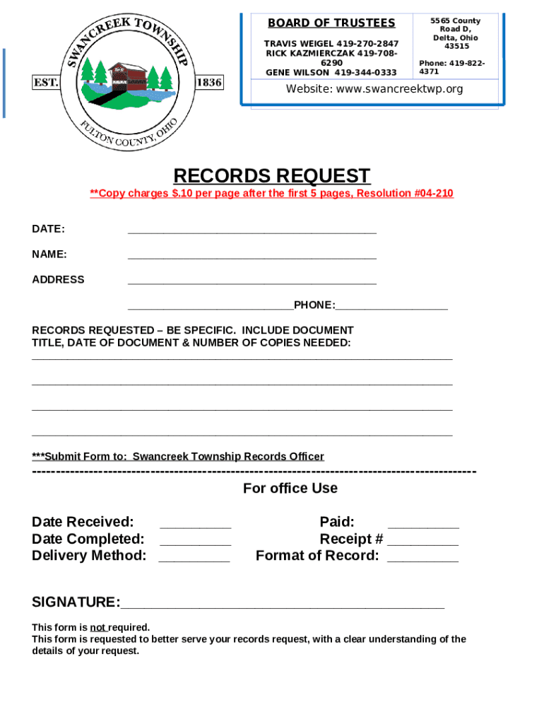 Calculating Record Request Fees in HIT 260 Assignment Doc Template ...