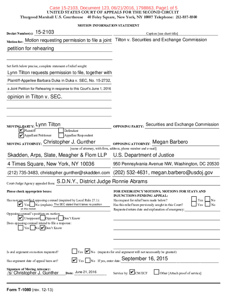 Fillable Online Form T-1080 rev 12-13 (2).pdf Fax Email Print - pdfFiller