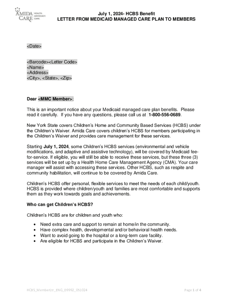 Fillable Online UPDATED Notification to Medicaid Managed Care Plans ...