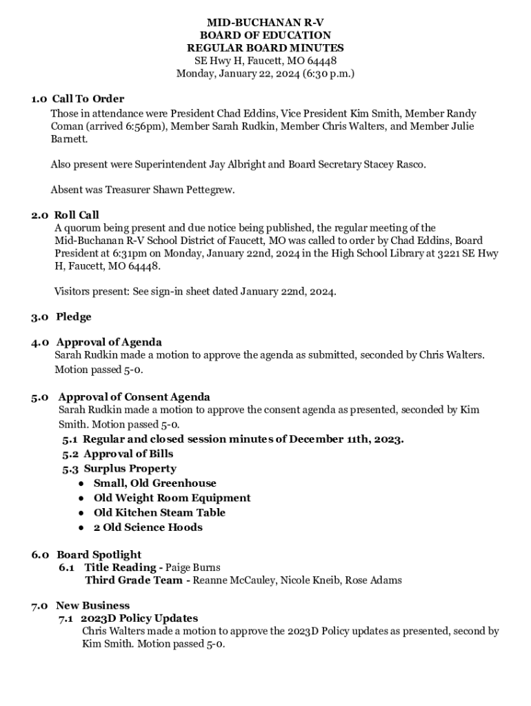 Fillable Online District Detail for MID-BUCHANAN CO. R-V Fax Email ...