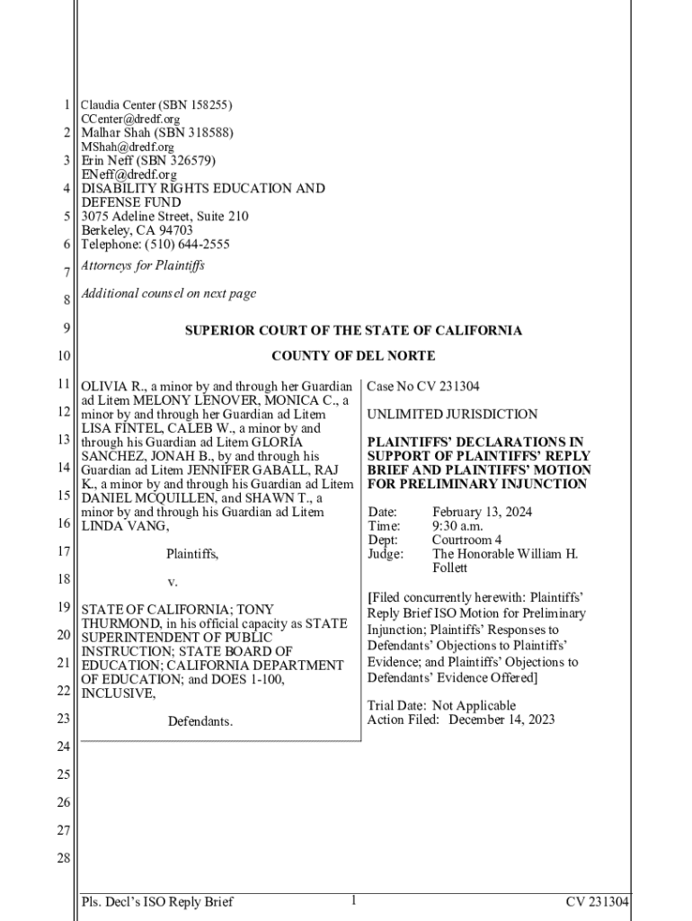 Fillable Online Erin Neff - Staff Attorney - Disability Rights ...