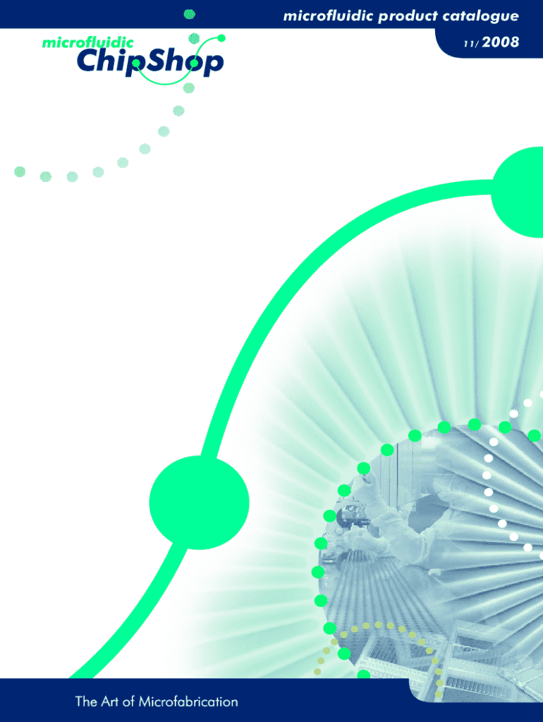 Fillable Online The Lab-on-a-Chip Catalogue Fax Email Print - pdfFiller