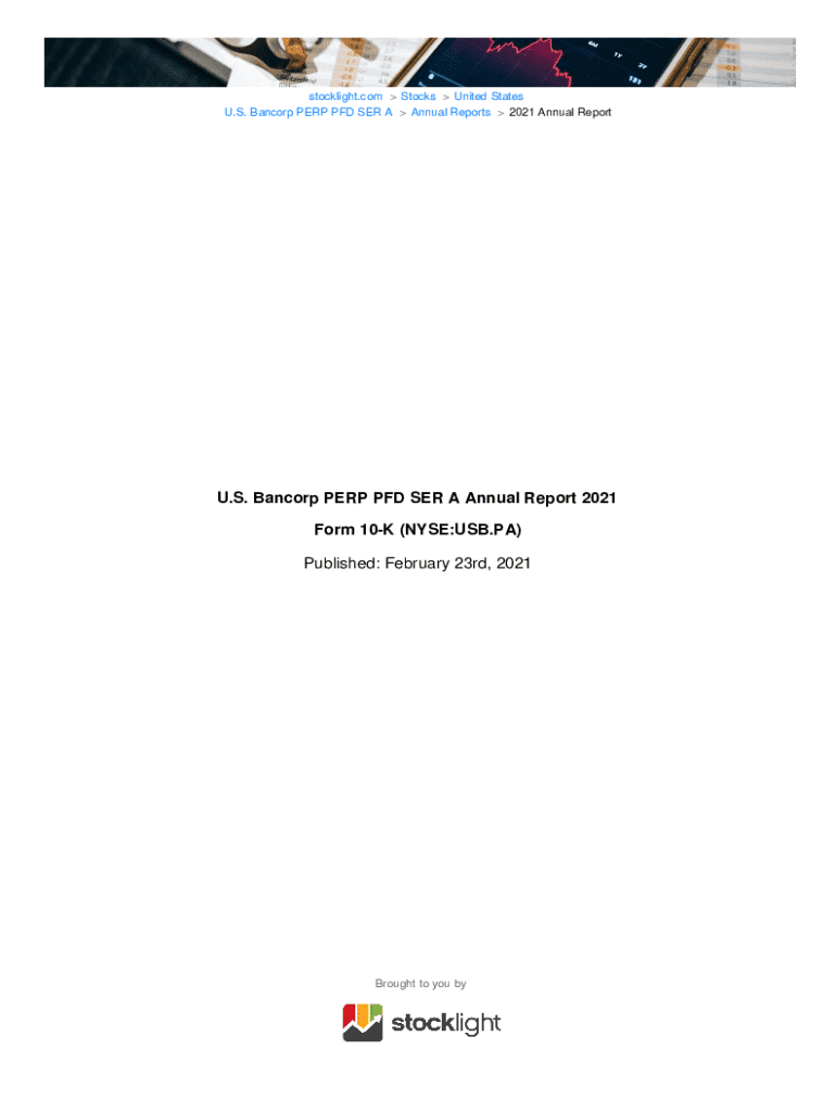 Fillable Online Bancorp PERP PFD SER A Annual Reports 2021 Annual ...