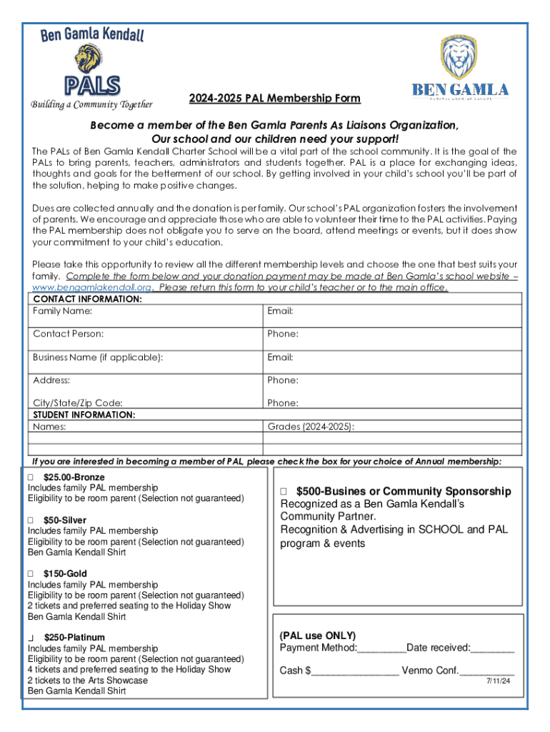 Fillable Online Parent Orientation Links and Packets Fax Email Print ...