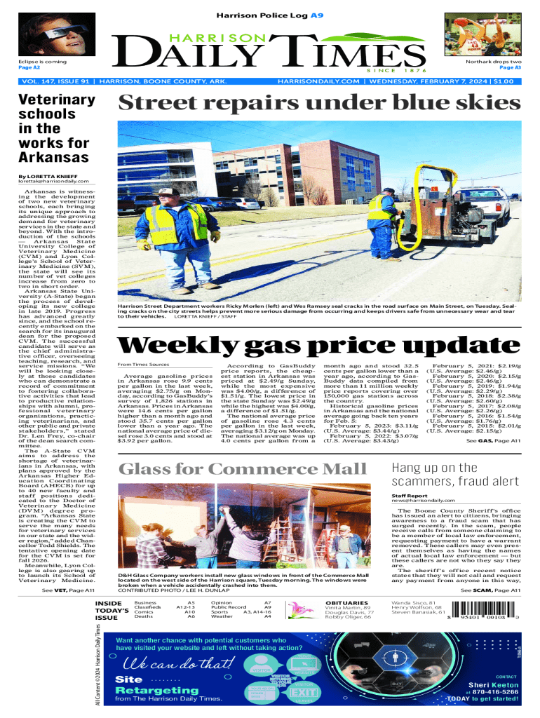 Fillable Online Harrison Police Log A9 Fax Email Print - pdfFiller