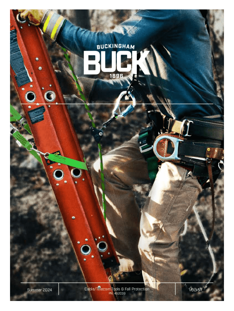 Fillable Online Buckingham MFG Fall Protection, High Elevation Rescue ...
