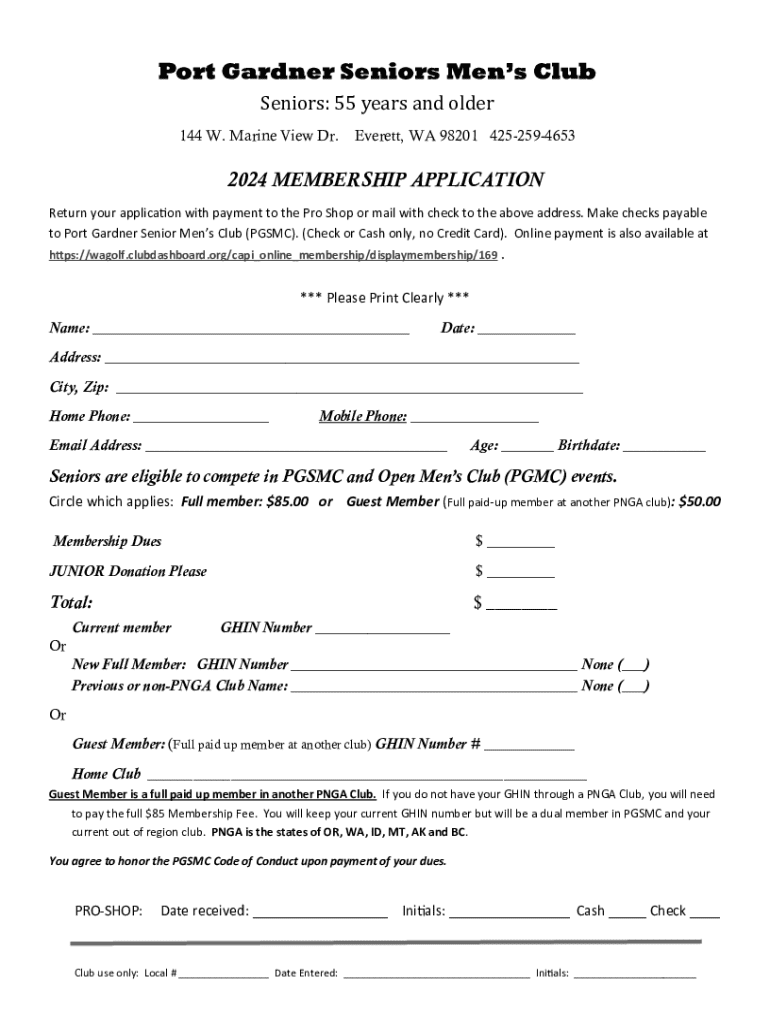 Fillable Online Seniors: 55 years and older Fax Email Print - pdfFiller