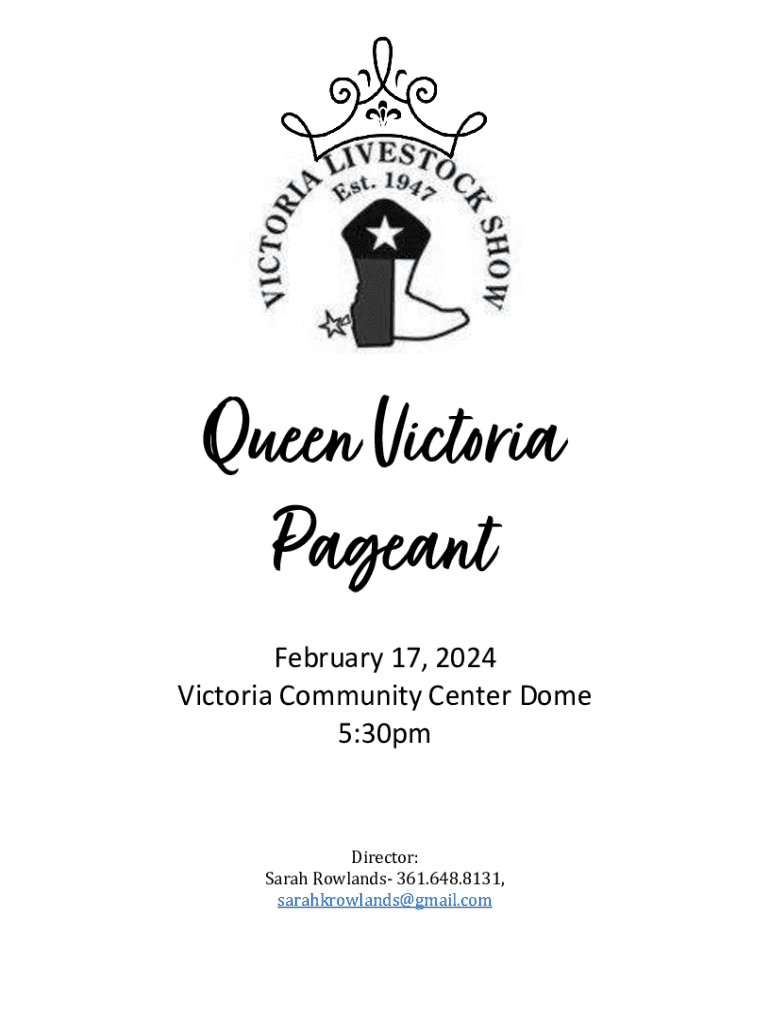 Fillable Online The Miss Victoria Pageant is about more than just looks ...