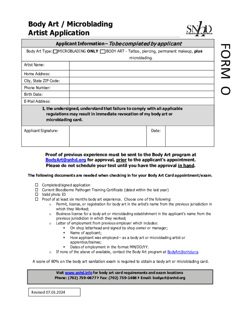 Fillable Online Body Art Microblading - Fill Out and Sign Printable PDF ...