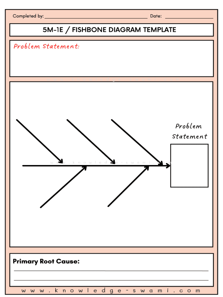 Fillable Online 10 Free Fishbone Diagram Templates in Word, Excel ...