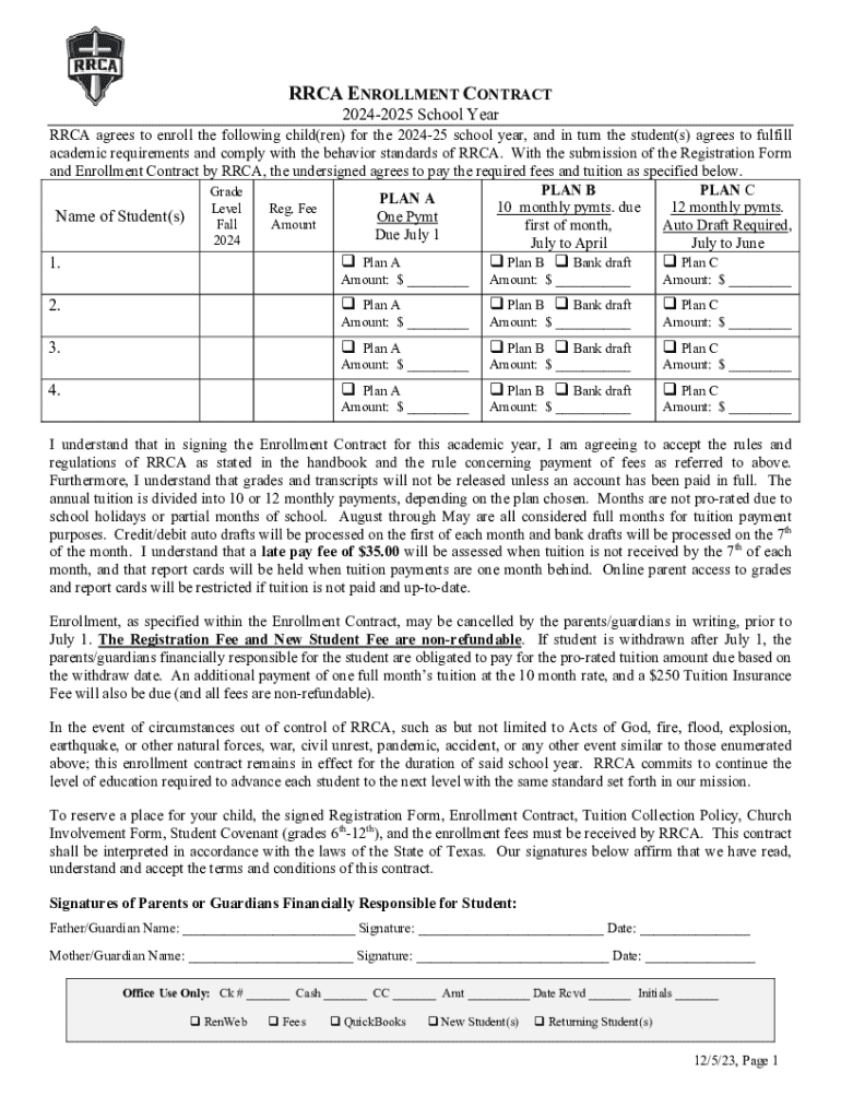 Fillable Online 20242025 School Year Calendar Fax Email Print - pdfFiller