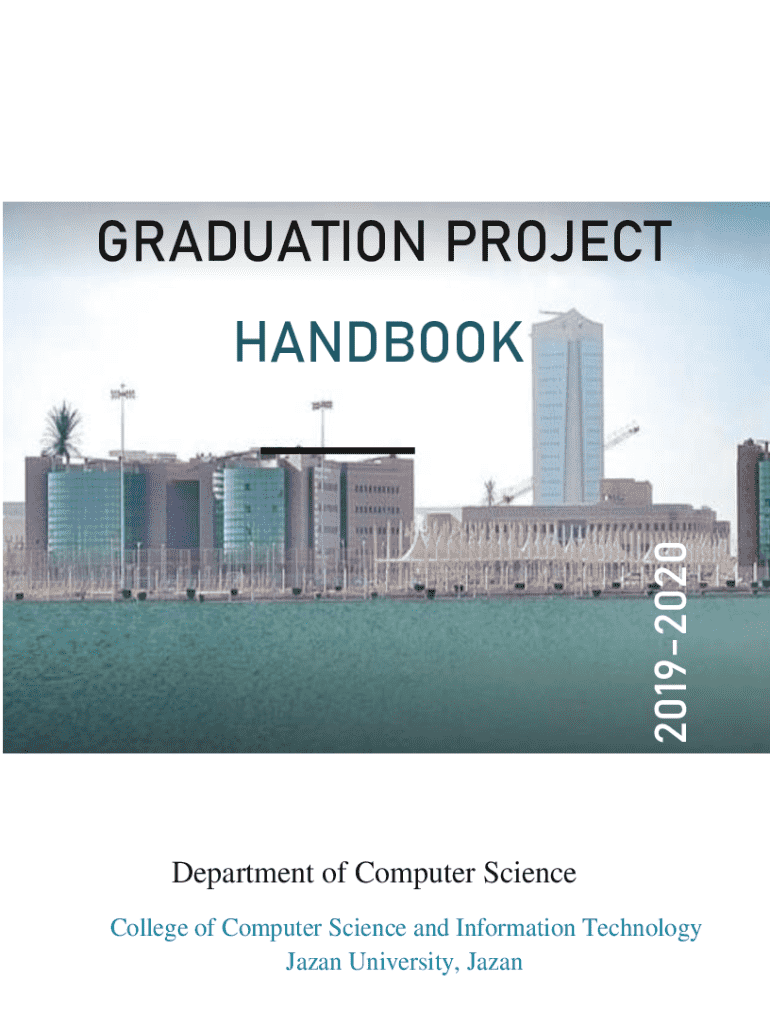 Fillable Online GRADUATION PROJECT HANDBOOK - Jazan Fax Email Print ...