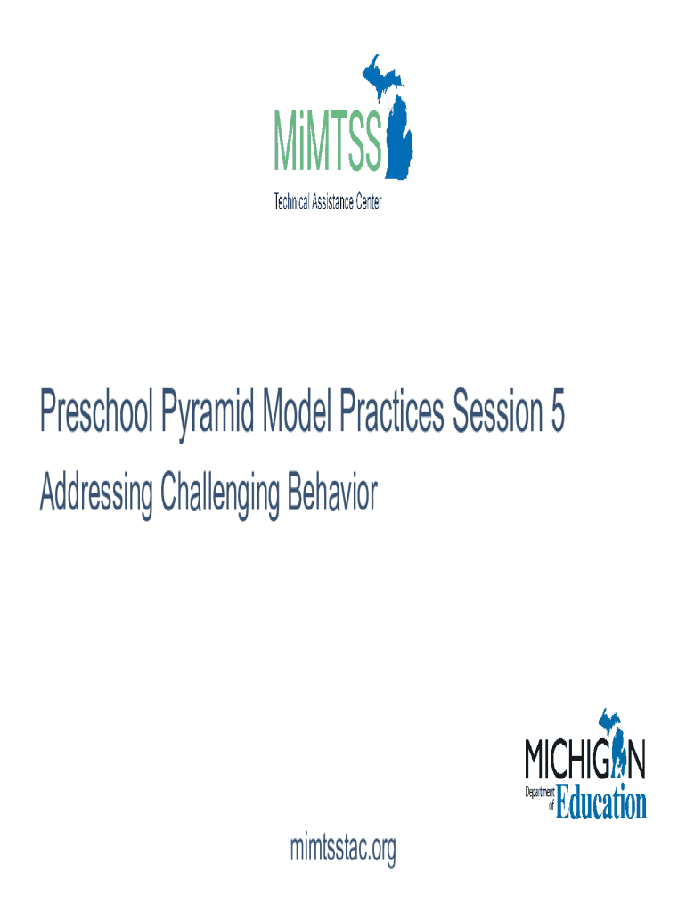 Fillable Online Using the Pyramid Model to Prevent and Respond to ...