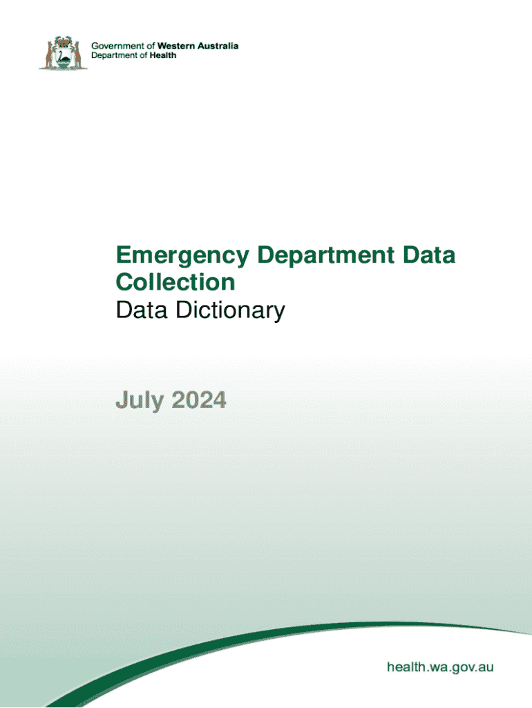 Fillable Online Emergency-Department-Data-Collection-Data-Dictionary ...