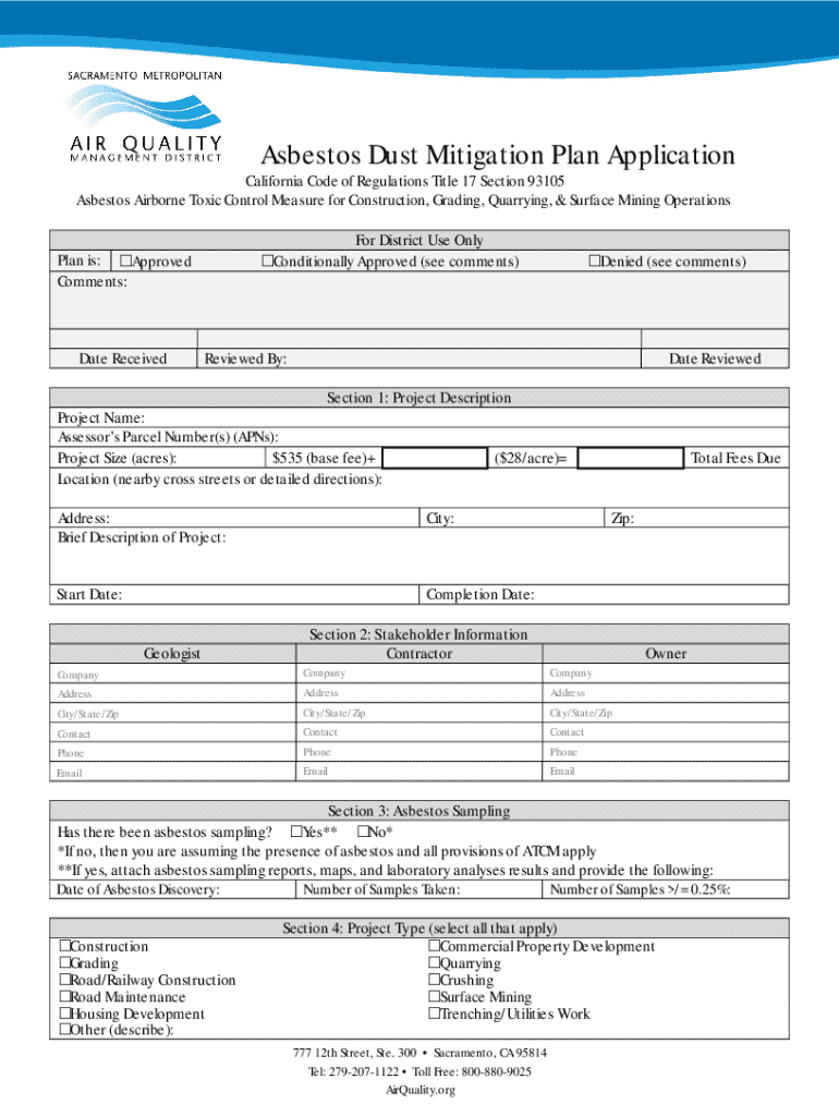 Fillable Online NOTIFICATION FORM FOR ROAD CONSTRUCTION AND ... Fax ...